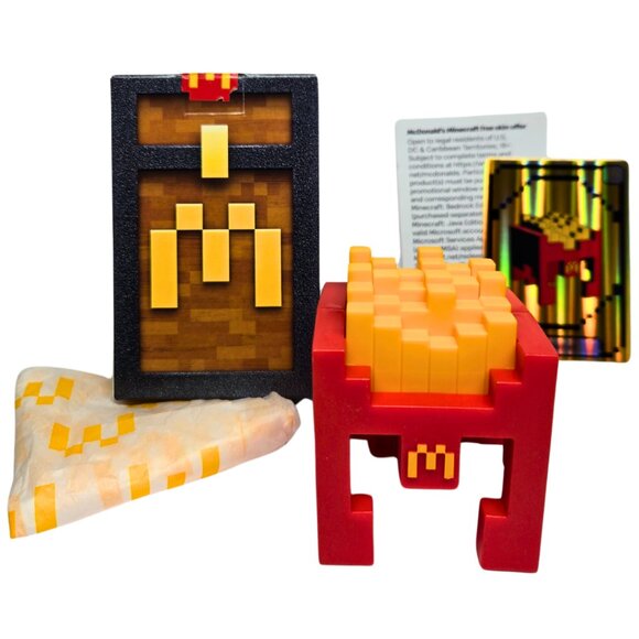 mcdonalds | Toys | 225 Mcdonalds Minecraft Adult Happy Meal French Fry ...